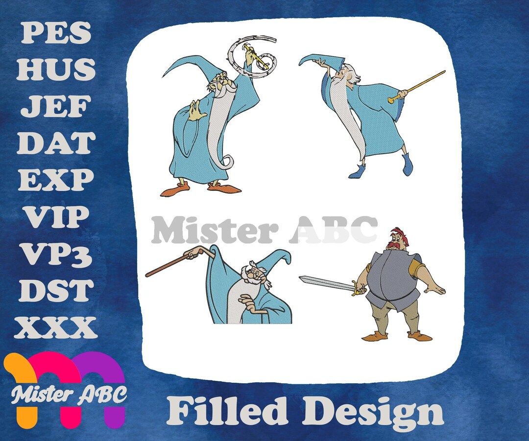 Sword in the Stone Merlin and Sir Kay Stepbrother of Hur Character ...