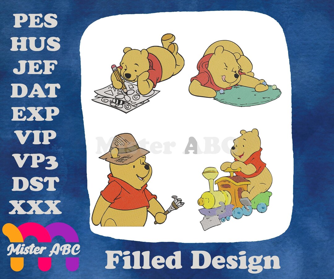 Winnie the Pooh Bear - Newspaper Sleeping Detective Rainbow Fun ...