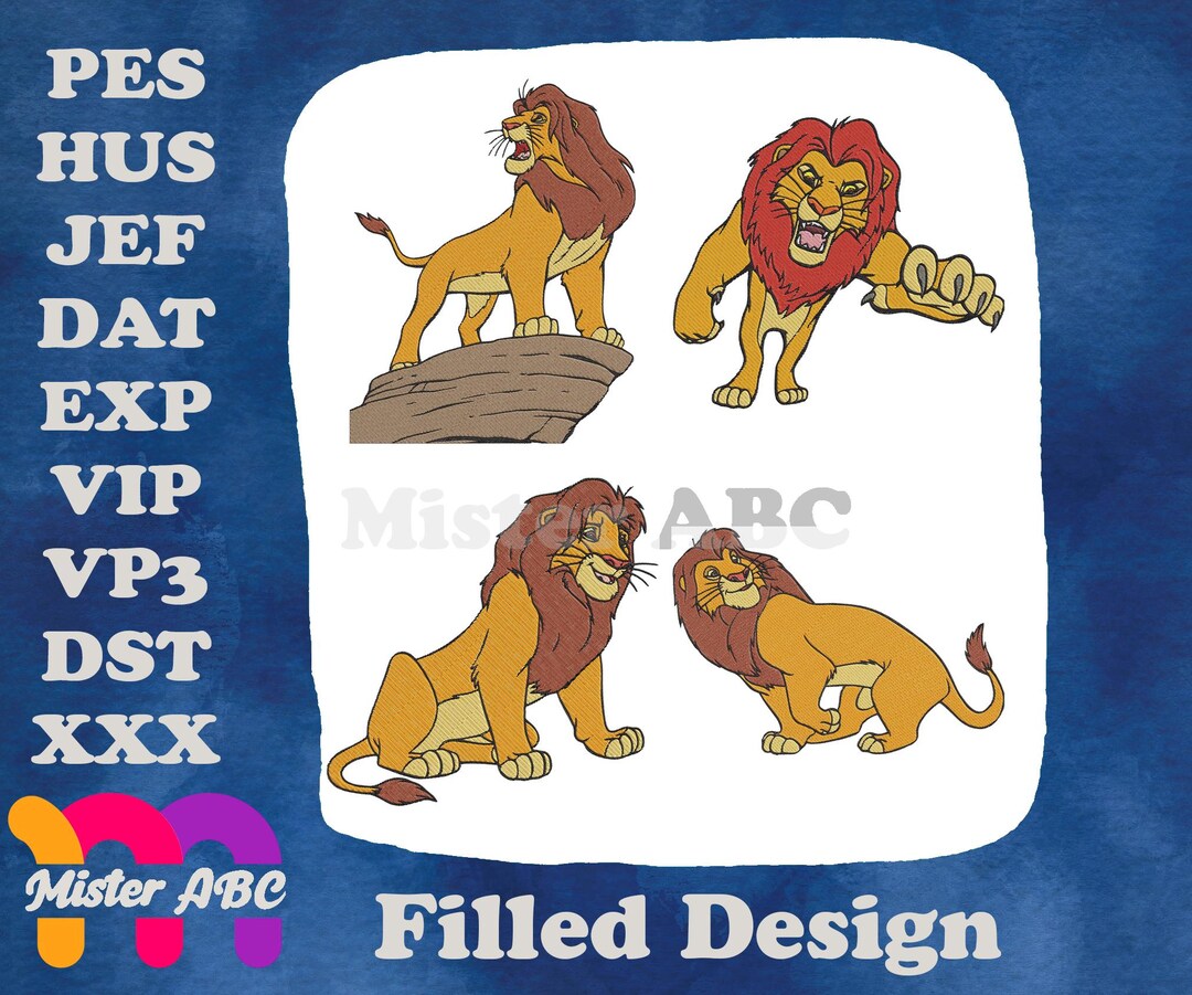 The Lion King Mufasa King of Pride Rock Roaring Standing and Walking ...