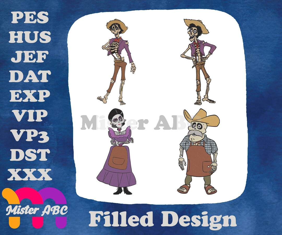 Disney Pixar Coco Hector Rivera Mama Imelda Papa Julio Land of the Dead ...