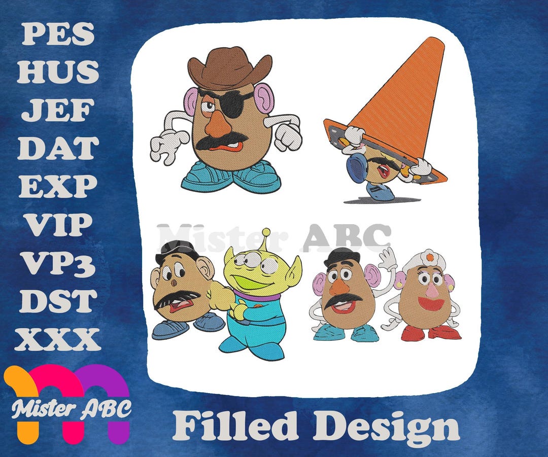 Toy Story - Mr Potato Head Pirate and Alien - Mrs Potato Head Nurse ...