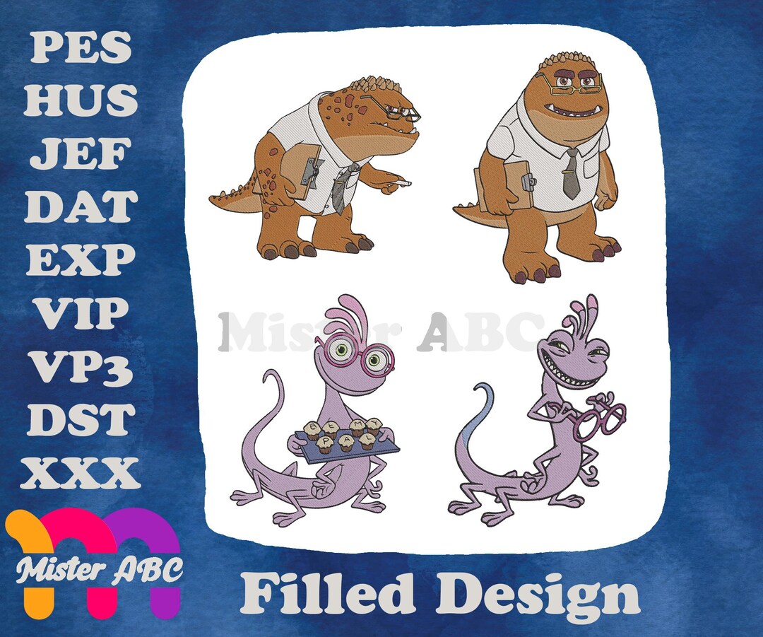 Disney Pixar Monsters University Terri Terry Perry Randall Boggs ...