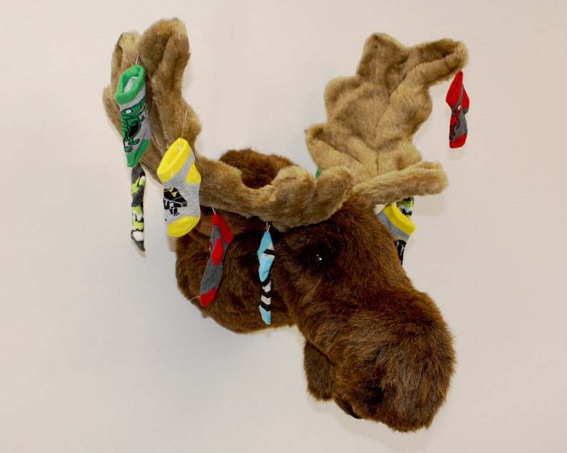 Plush Moose Head leon X-large Wall Mount | Etsy