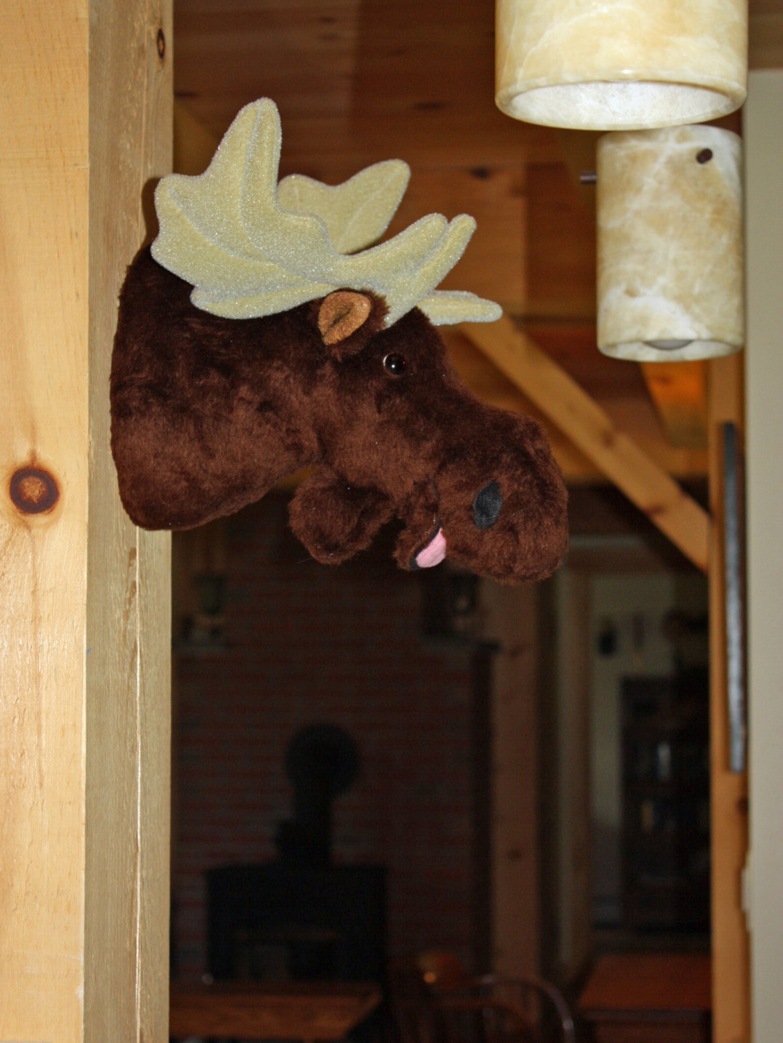 Plush Moose Head Maynard Small Wall Mount | Etsy