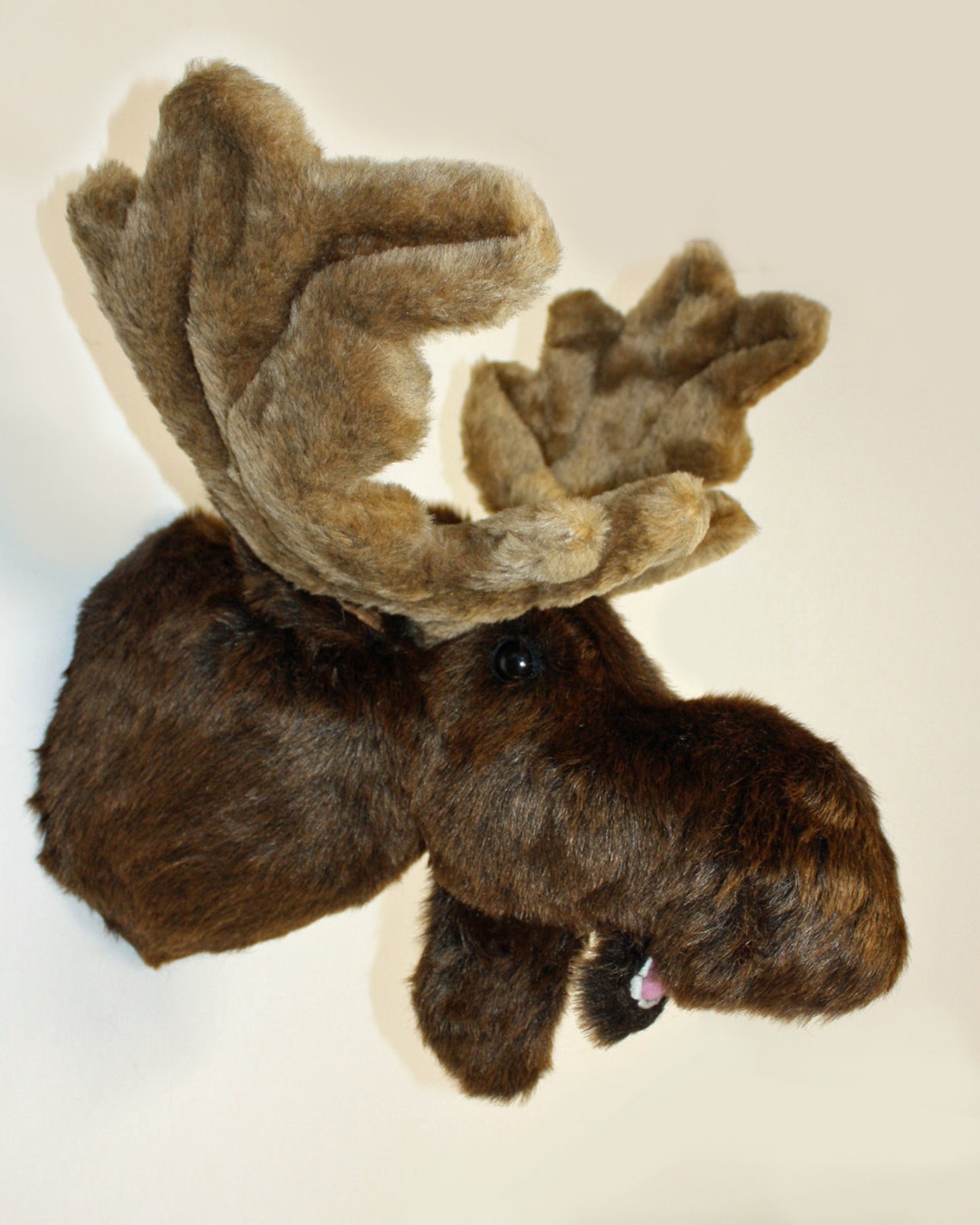 Plush Moose Head leon X-large Wall Mount - Etsy