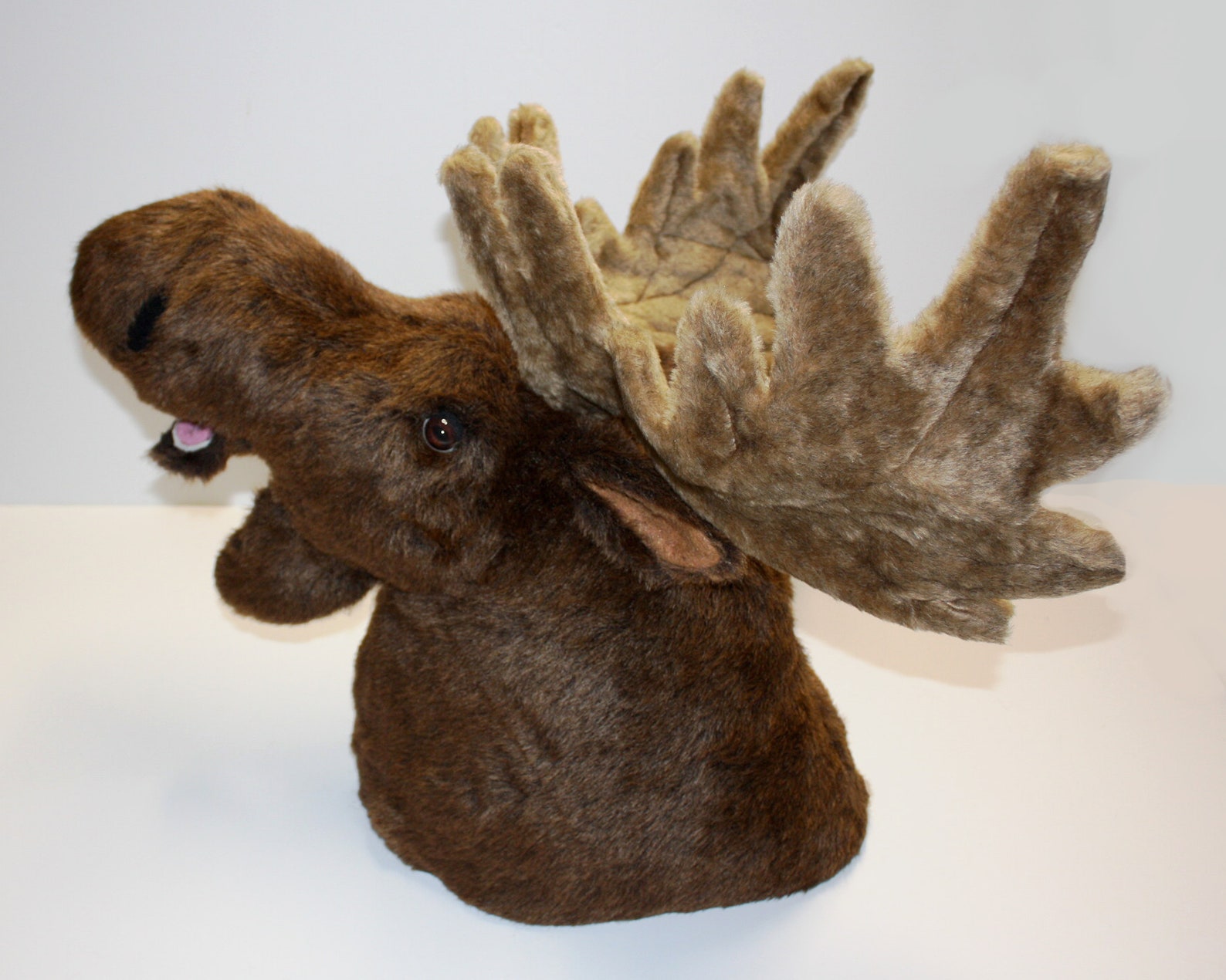 Plush Moose Head ian Larger Shoulder Mount | Etsy