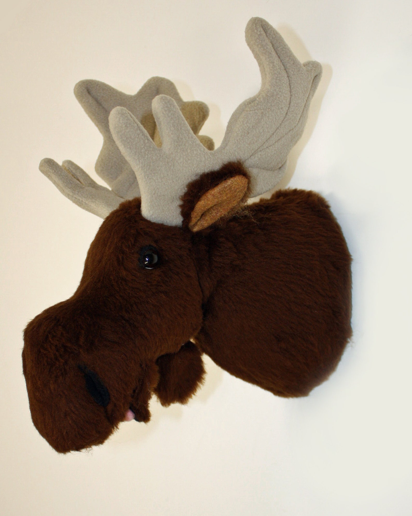 Plush Moose Head maynard Small Wall Mount - Etsy