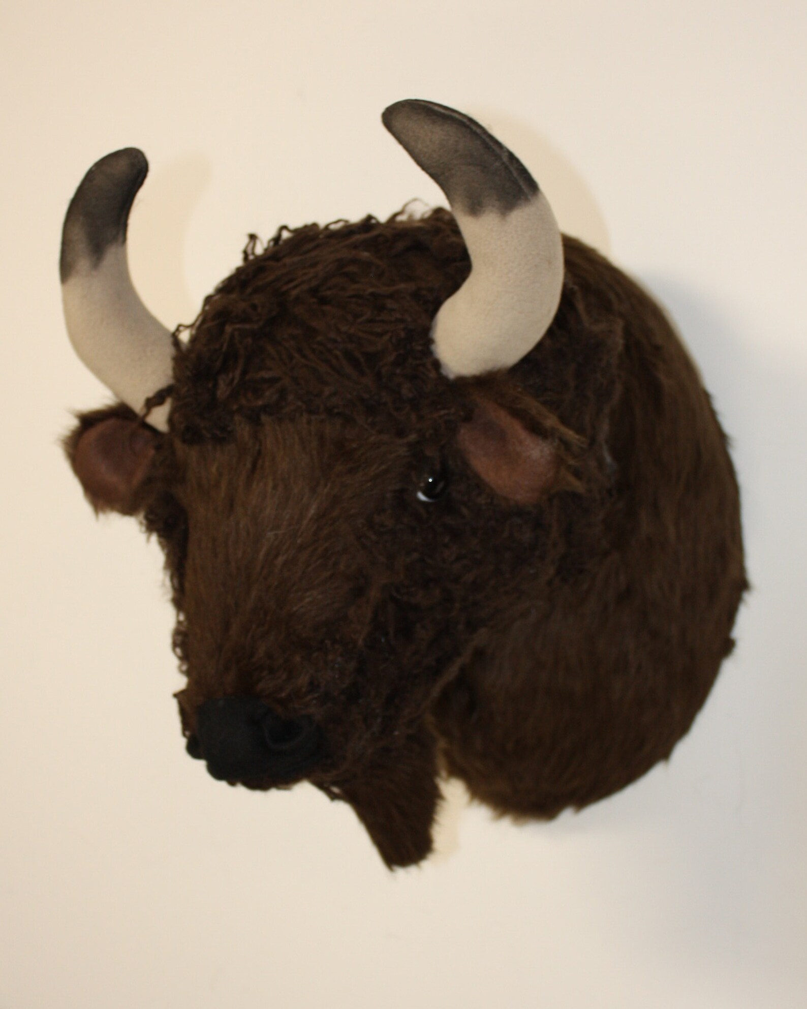 Plush Buffalo Head tatanka Large Wall Mount - Etsy