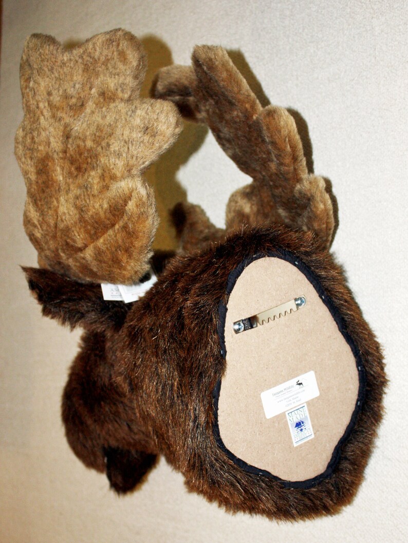 Plush Moose Head Leon X-Large Wall Mount | Etsy