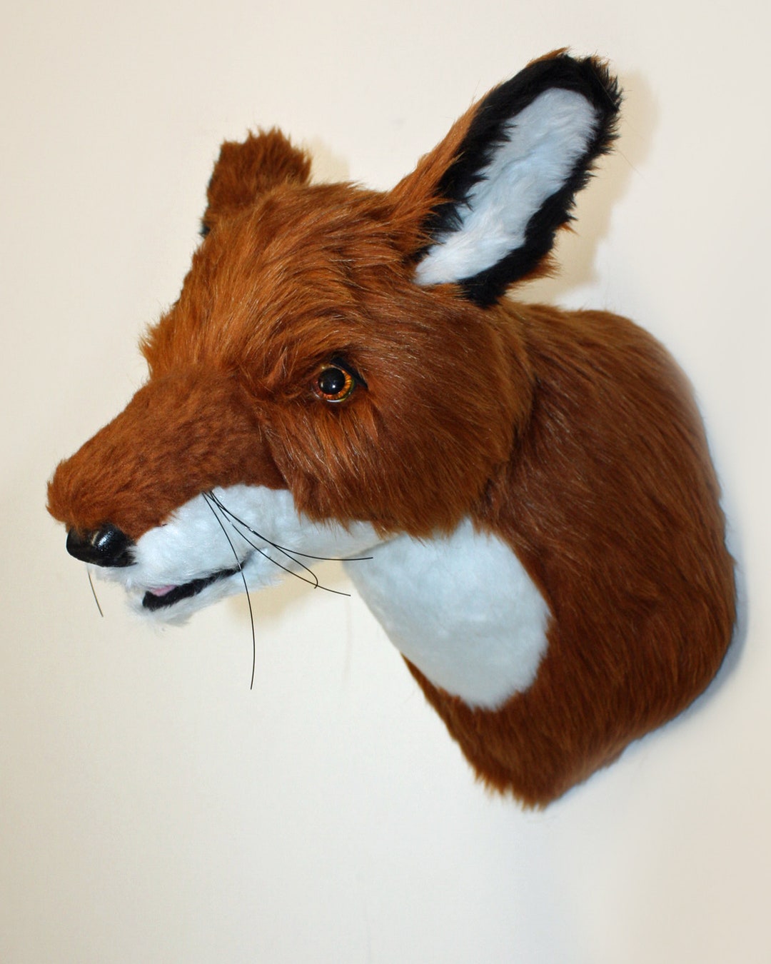 Plush Red Fox Katherine Medium Wall Mount Etsy