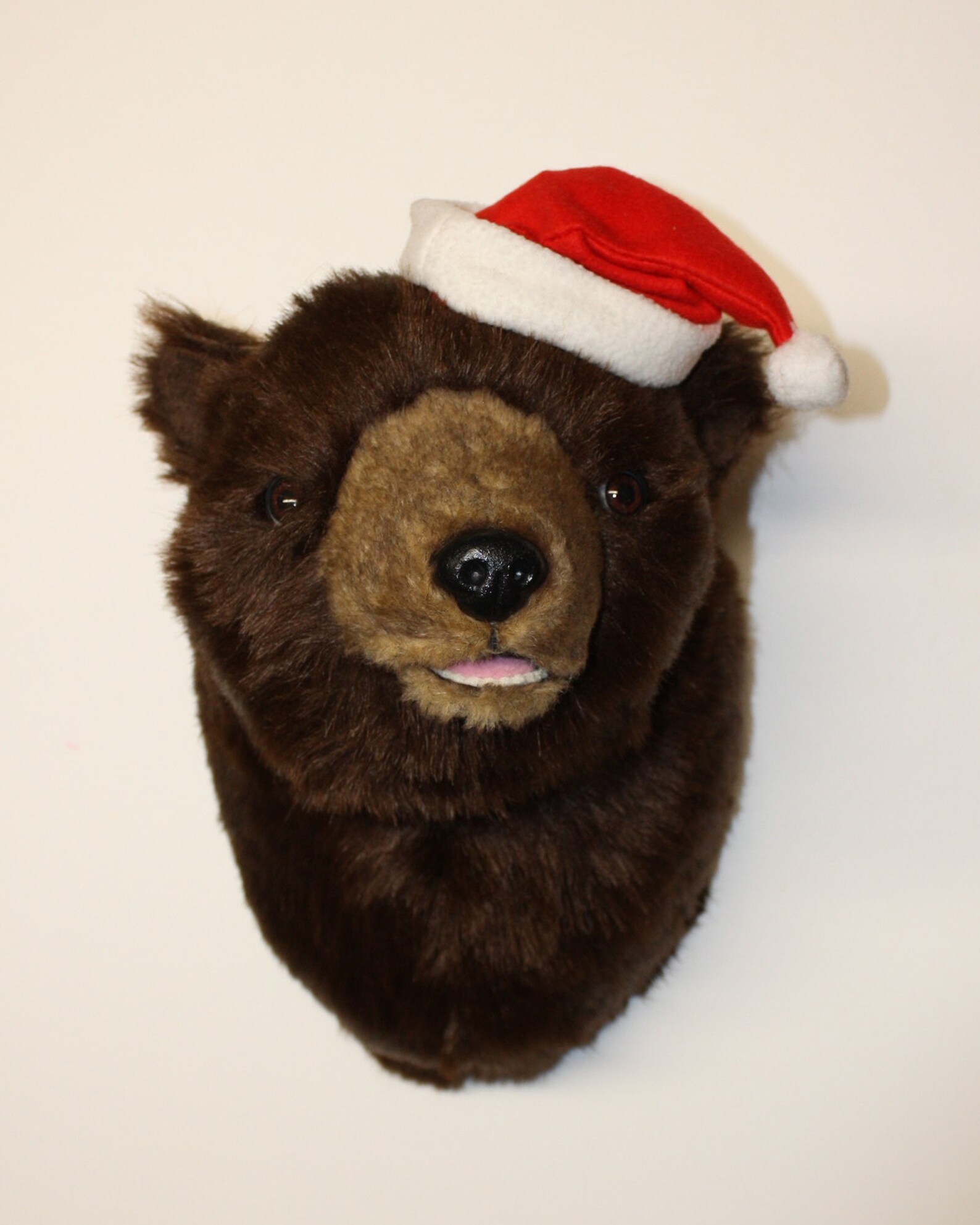 Plush Brown Bear Head major Large Wall Mount - Etsy