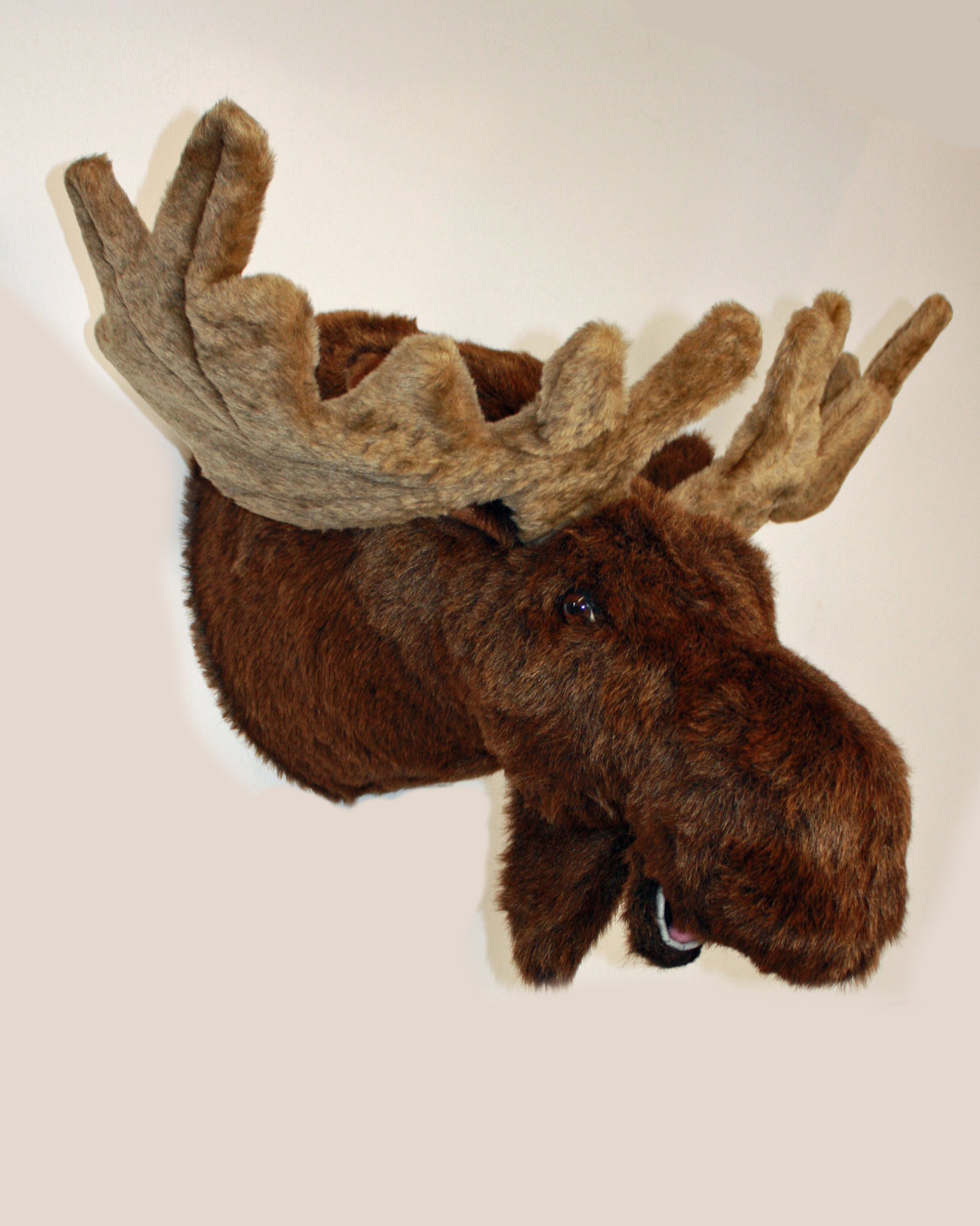 Plush Moose Head Erik XX Large Shoulder Mount | Etsy
