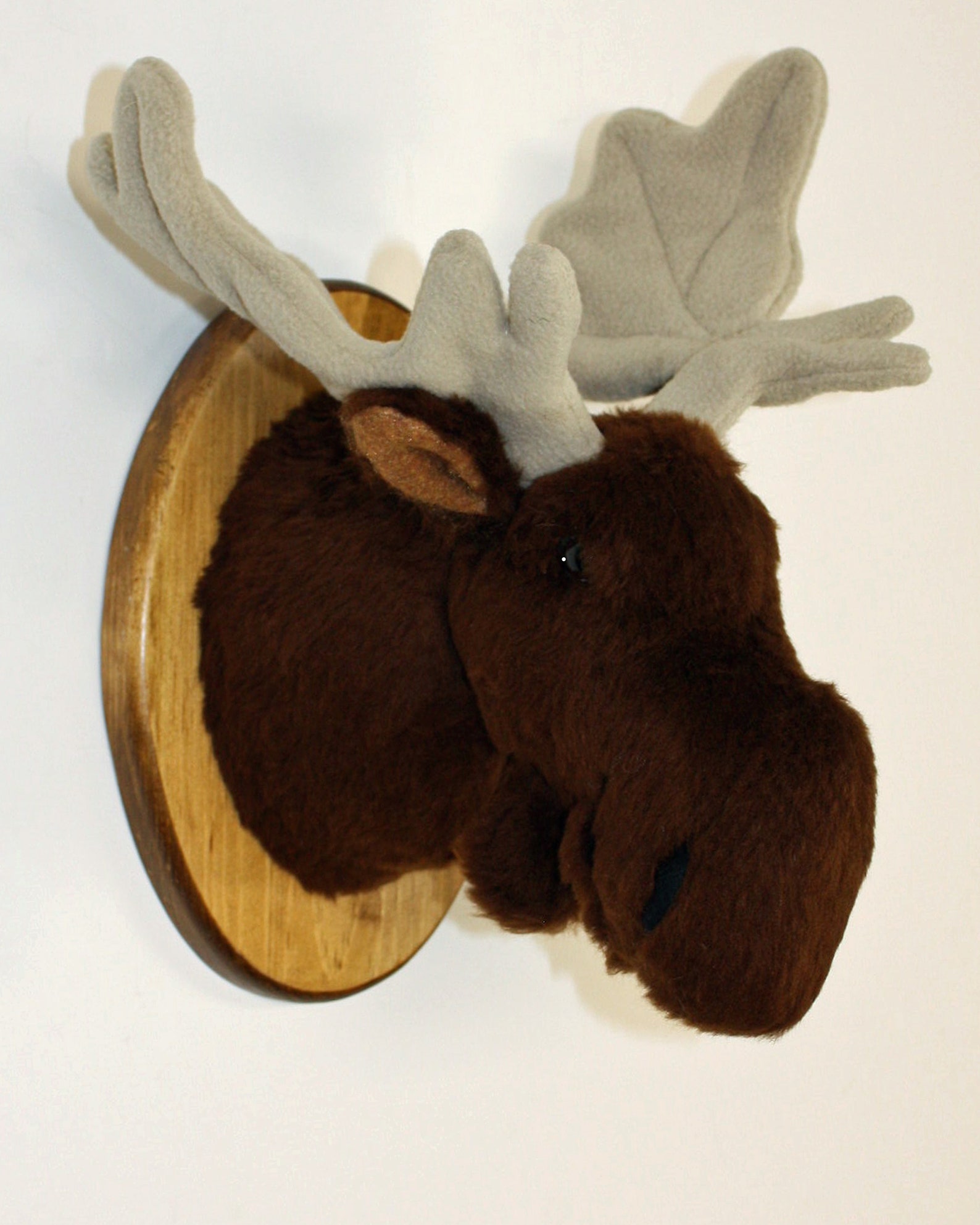 Plush Moose Head maynard Small Wall Mount - Etsy