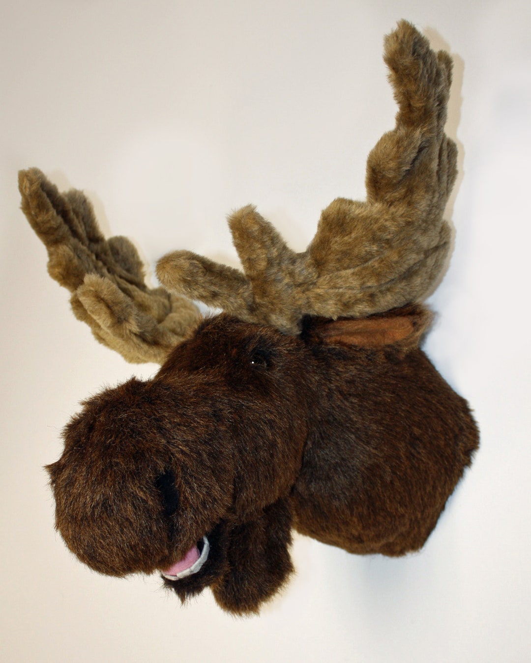 Plush Moose Head leon X-large Wall Mount - Etsy