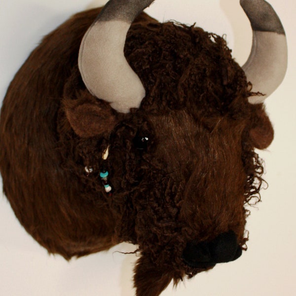 Wall Mount Buffalo Head - Etsy