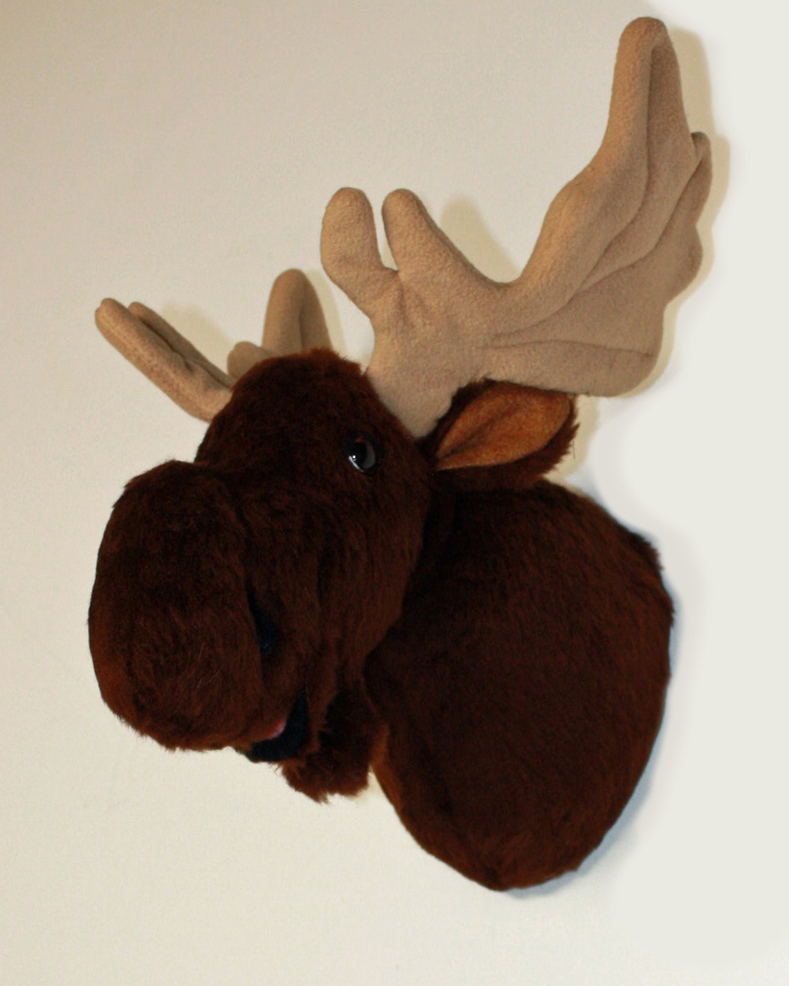 Plush Moose Head maynard Small Wall Mount - Etsy