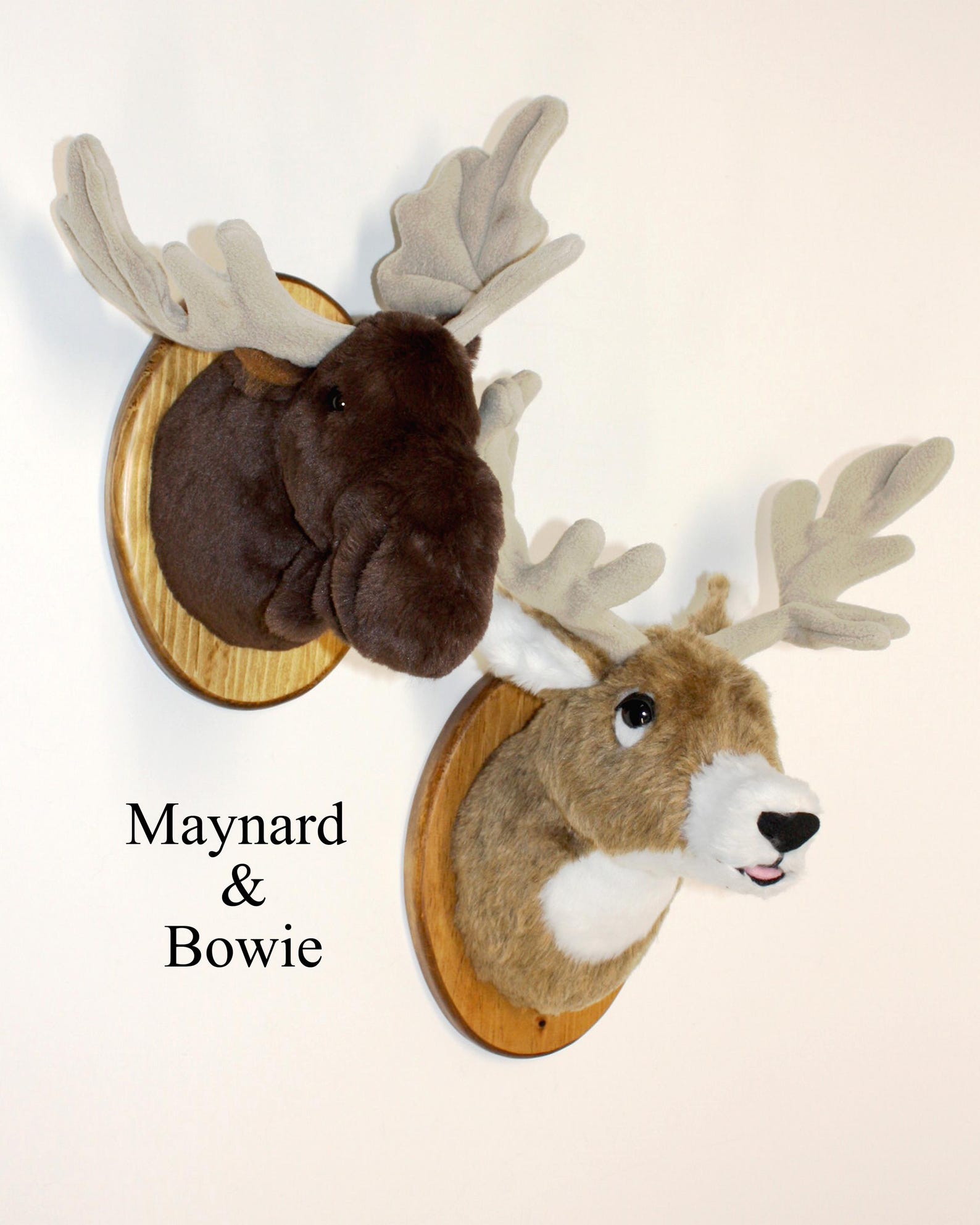Moose Small Plush Wall Mount - 'maynard' - Etsy