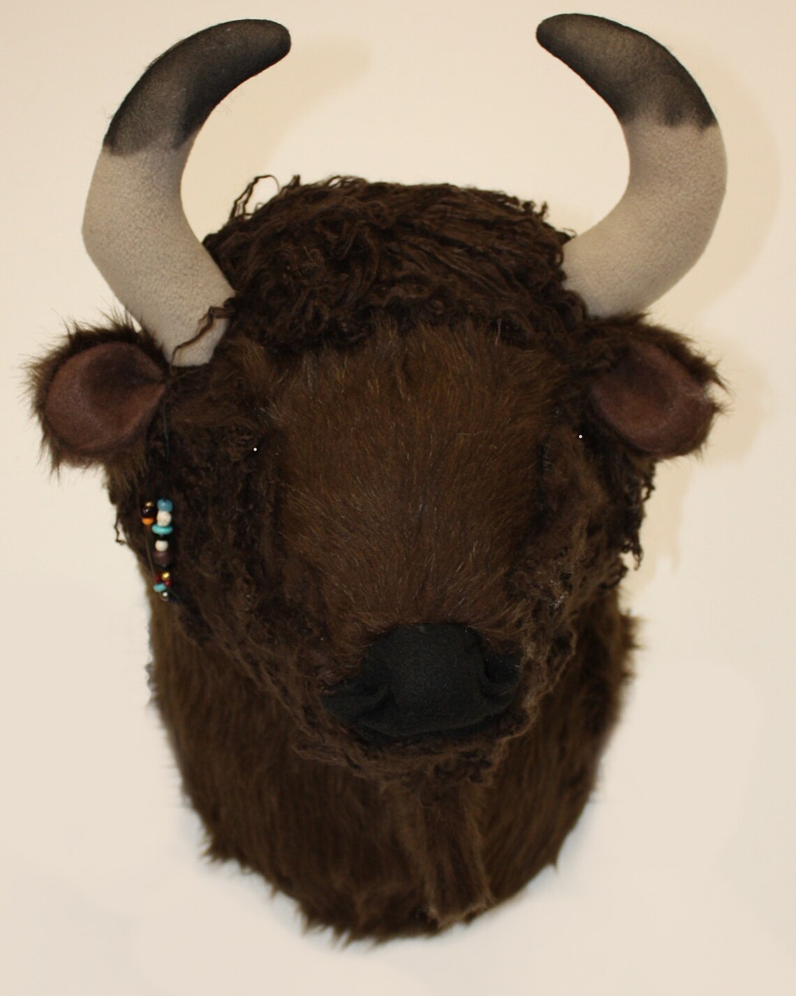 Plush Buffalo Head tatanka Large Wall Mount - Etsy