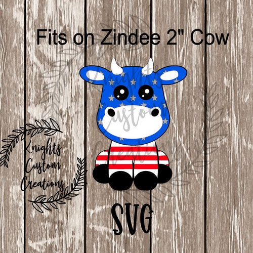 St. Patty's Day Cow Zindee Acrylic Badge Reel SVG Instant - Etsy