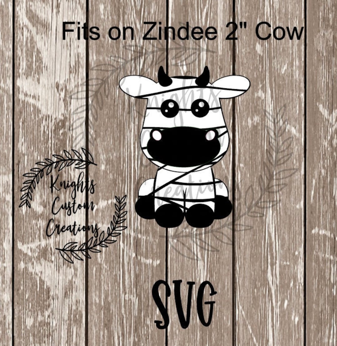 Mummy Cow Zindee Badge Reel SVG Instant Digital Download - Etsy