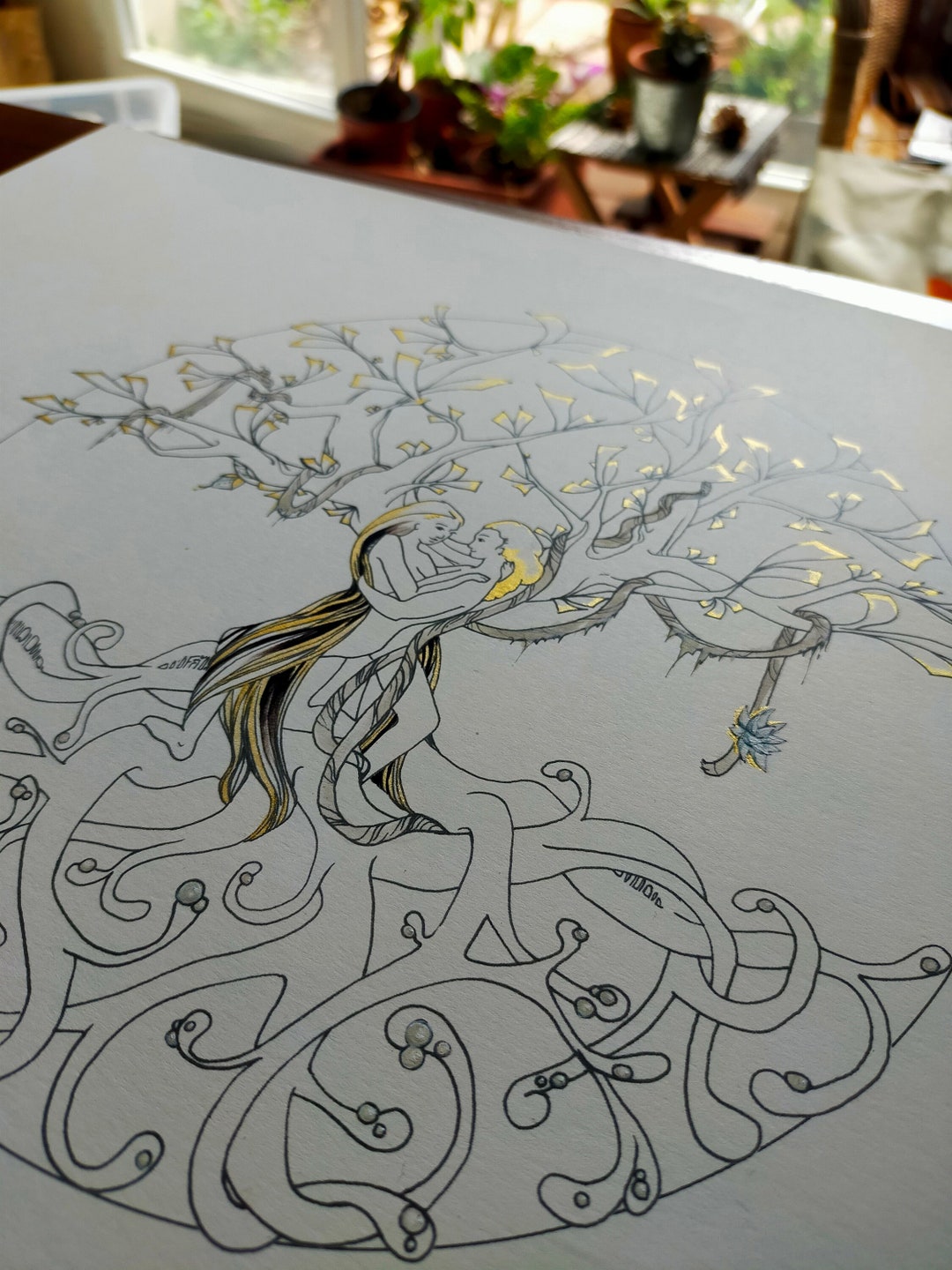 Drawing Union Tree 32x45 - Etsy