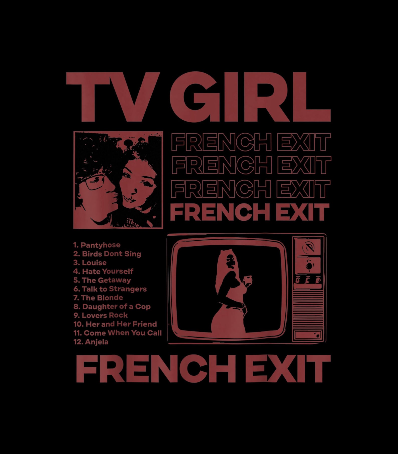 TV Girl Album Frenchs Exit Digital PNG. - Etsy