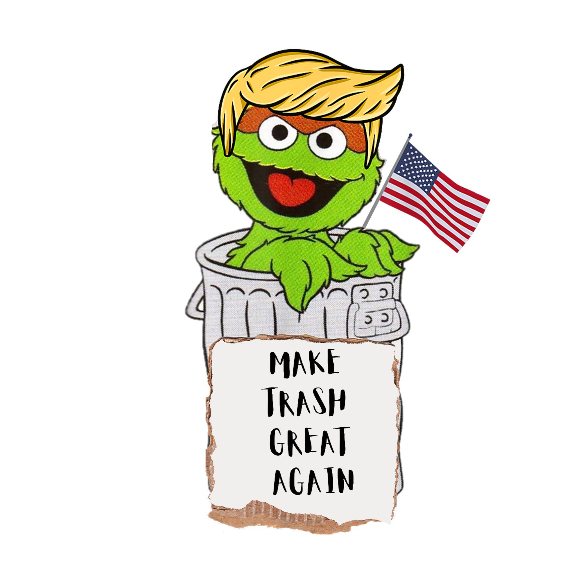 Trump Garbage Digital PNG, Supporter We Are Not Garbage Vote Trump Png ...