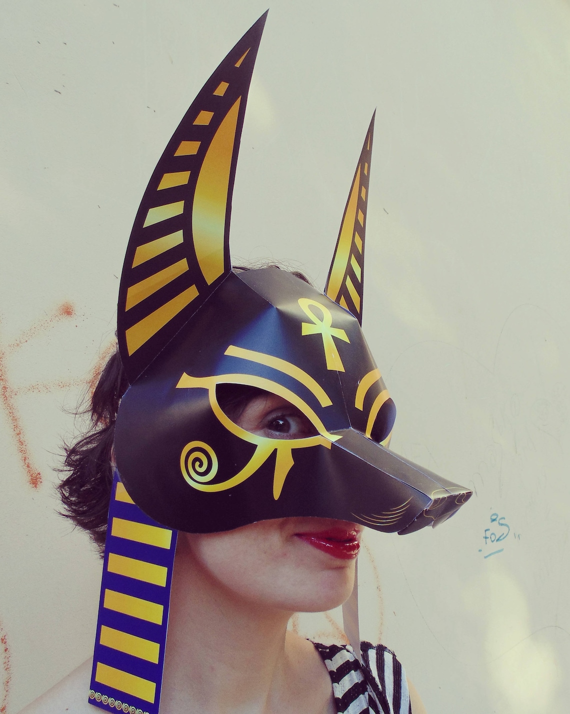 Anubis Mask Printable. Egyptian Mask. Mask Pattern Anubis | Etsy UK