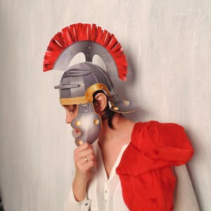 Roman Helmet Pattern PRINTABLE. Roman Soldier Costume. Gladiator Helmet ...