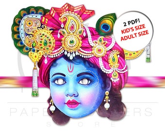 Krishna Mask - Etsy