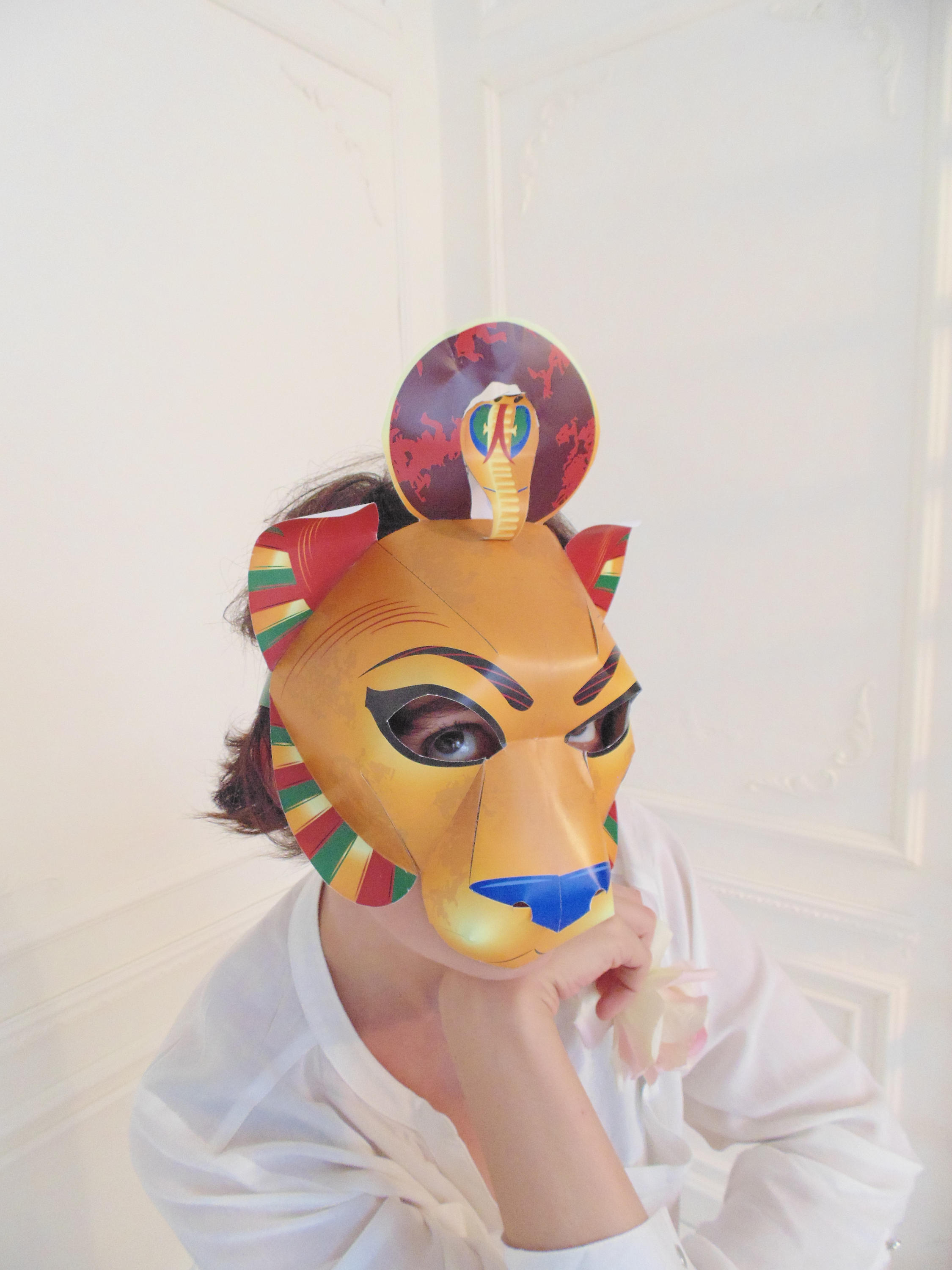 Sekhmet Egyptian Goddess PRINTABLE Mask. Sekhmet Mask. Egyptian Costume ...