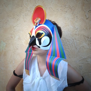 Ra Mask PRINTABLE Pattern. Egyptian God Mask. Egyptian Paper Mask ...