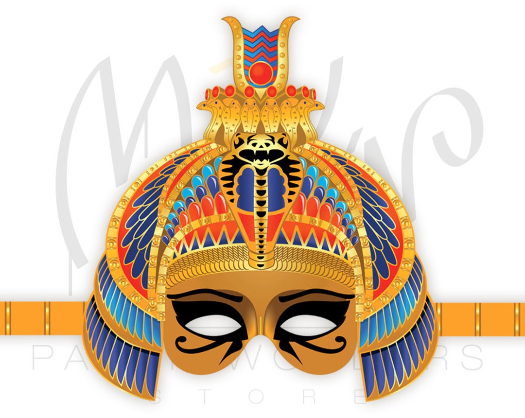 Egyptian Princess PRINTABLE Mask. Egyptian Mask. Ancient Egypt Mask ...