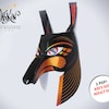 Ra Mask PRINTABLE Pattern. Egyptian God Mask. Egyptian Paper Mask ...