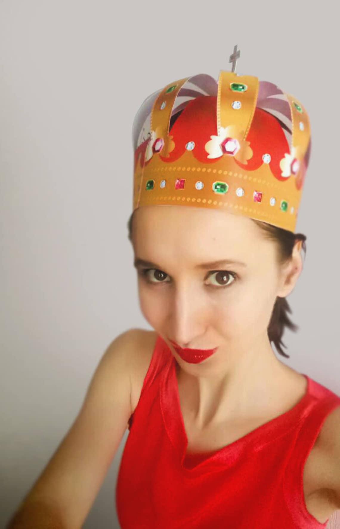 Paper Crown Template Crown Pattern. Printable Crown. Royal Crown. Paper ...