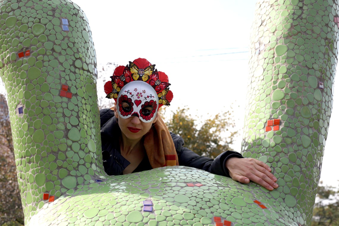 Sugar Skull Mask PRINTABLE. Calavera Mask. Day of the Dead Skull Mask ...