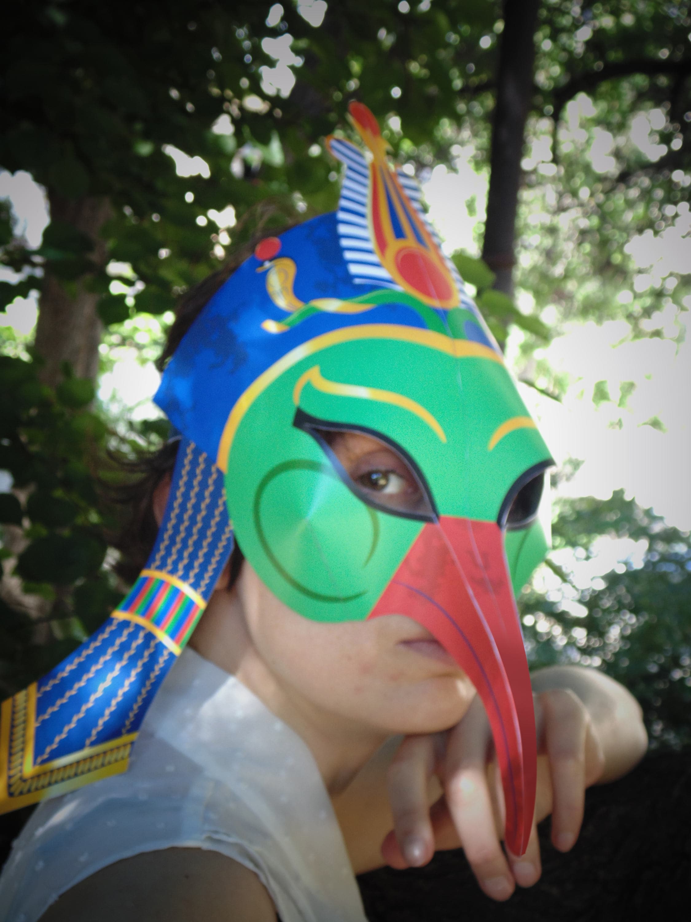 Thoth Mask PRINTABLE. Masquerade Mask. Egyptian Mask. Mask - Etsy