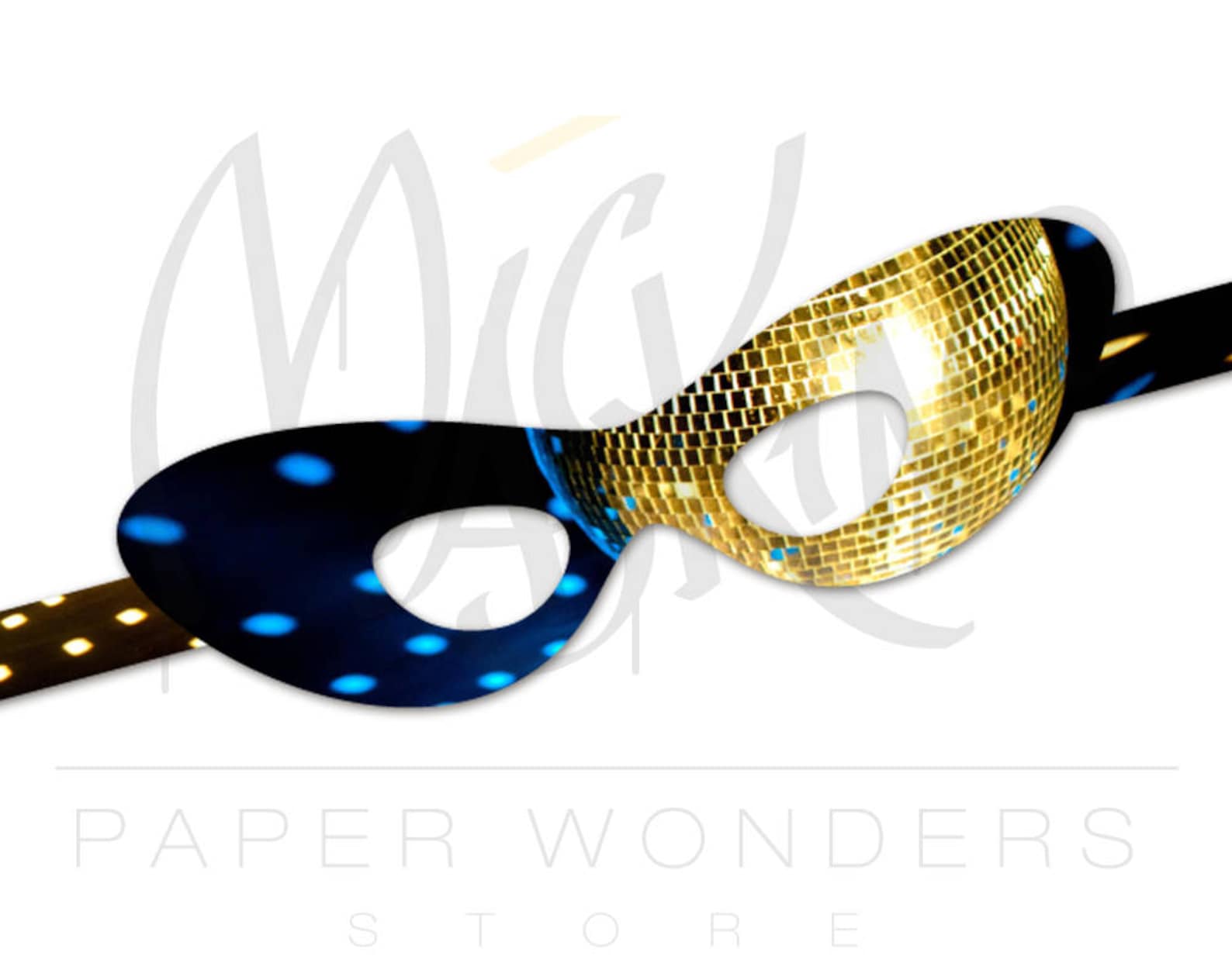 Disco ball mask. Disco party mask. Disco party decorations. | Etsy