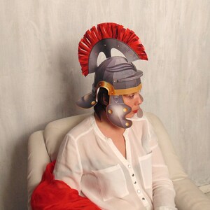 Roman Helmet Pattern PRINTABLE. Roman Soldier Costume. Gladiator Helmet ...