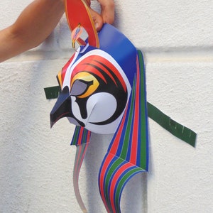 Ra Mask PRINTABLE Pattern. Egyptian God Mask. Egyptian Paper Mask ...