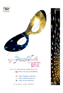 Disco ball mask. Disco party mask. Disco party decorations. | Etsy