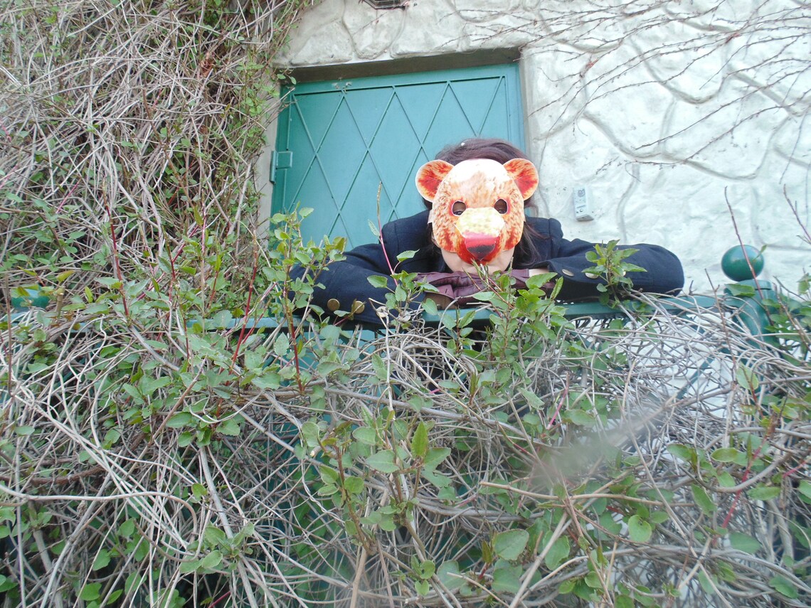 Teddy Bear Mask. Bear Mask. Bear Mask for Kids Bear Mask for | Etsy