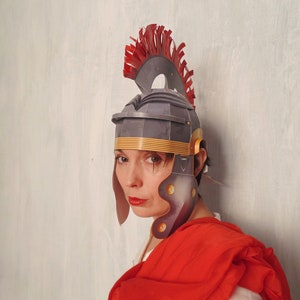 Roman Helmet Pattern PRINTABLE. Roman Soldier Costume. Gladiator Helmet ...