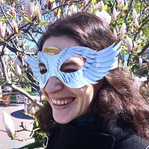 Angel PRINTABLE Mask. Angel Wings Mask. Angel Costume Mask. Masquerade ...