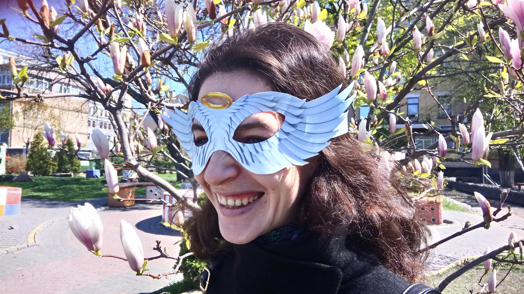 Angel PRINTABLE Mask. Angel Wings Mask. Angel Costume Mask. | Etsy Ireland