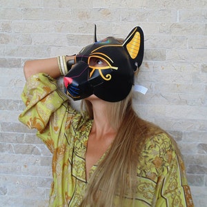 Bastet Mask PRINTABLE Pattern, Bast Mask, Bast Goddess, Egyptian Mask ...