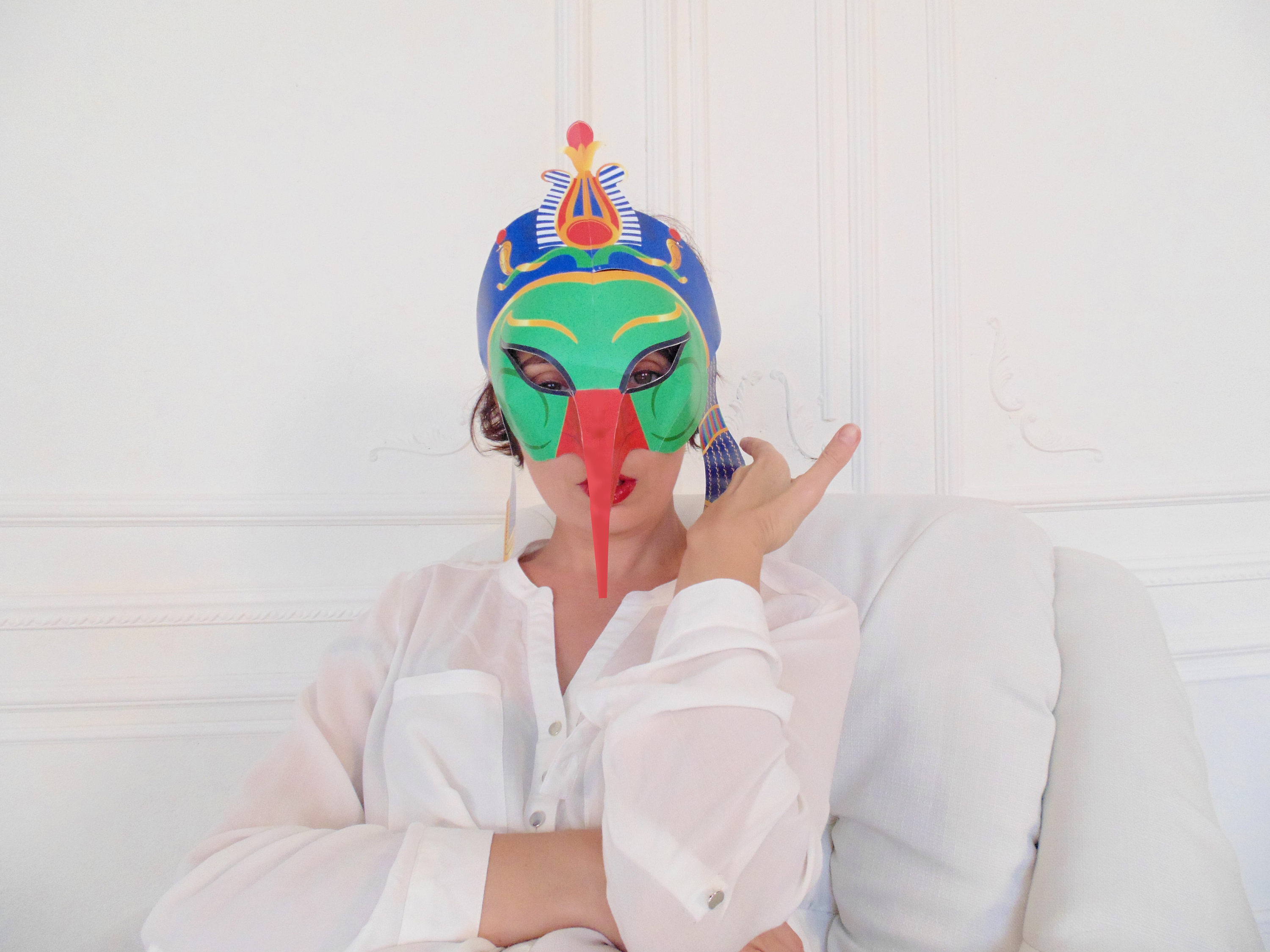 Thoth Mask PRINTABLE. Masquerade Mask. Egyptian Mask. Mask - Etsy Canada