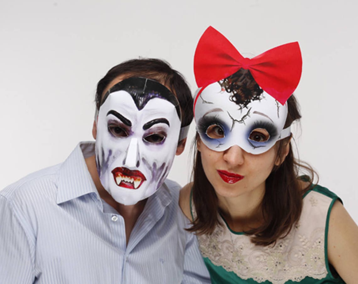 Vampire PRINTABLE Mask. Vampire Mask. Vampire Masquerade. - Etsy