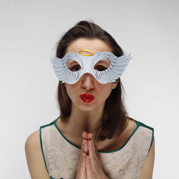 Angel Mask - Etsy