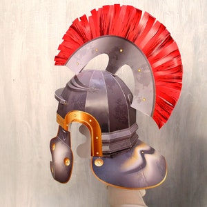 Roman Helmet Pattern PRINTABLE. Roman Soldier Costume. Gladiator Helmet ...